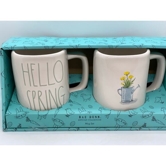 Rae Dunn | Dining | Rae Dunn Spring Mug Set | Poshmark